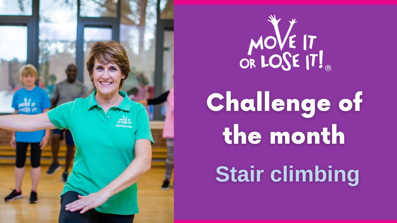 Challenge of the month - stair climbing - YouTube