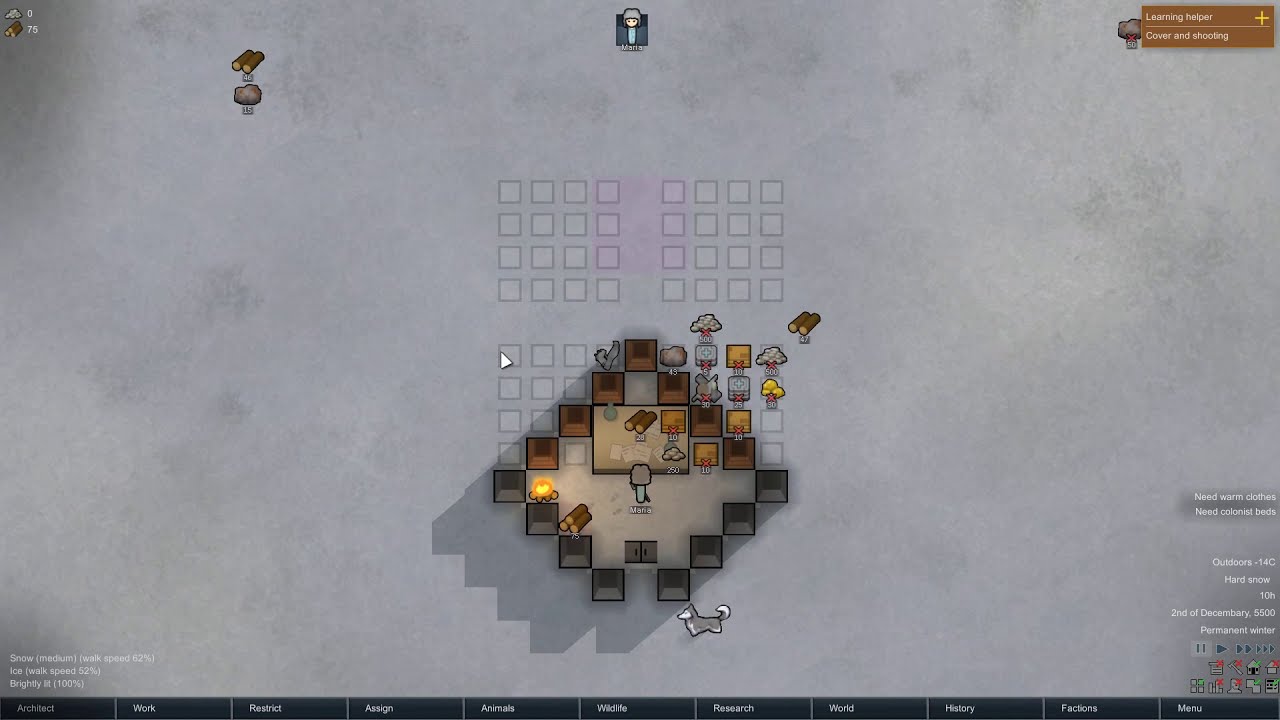 Rimworld Rich Explorer Sea Ice, not Extreme cold on Merciless Randy ...