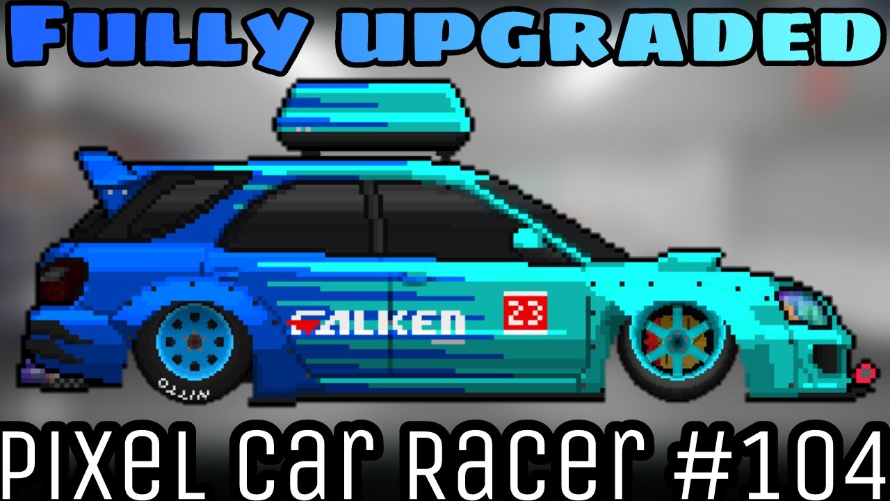 Pixel Car Racer: Fully upgraded Subaru Impreza Widebody Sedan build ...