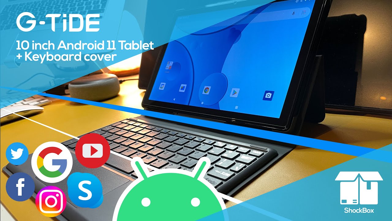 Budget G-Tide 10 inch Android tablet - YouTube