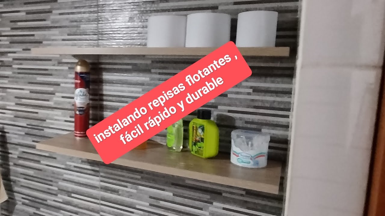 repisa flotante como instalar correctamente - YouTube