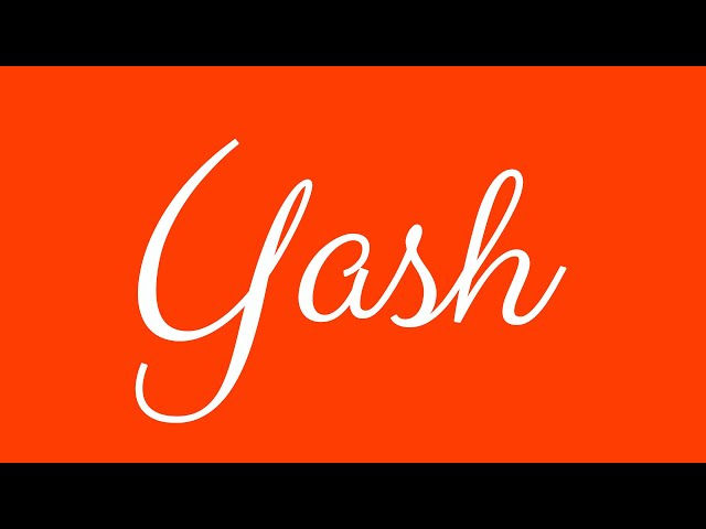 Yash Name In Style Font