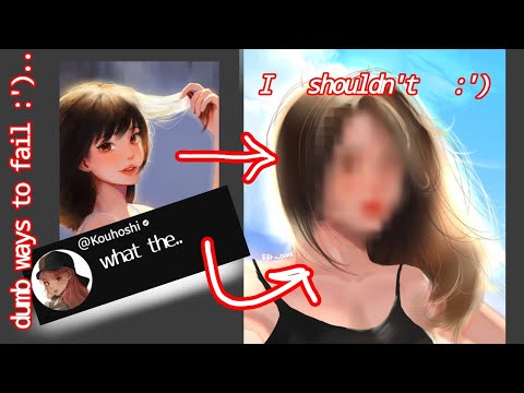 I tried @Kouhoshi art style as a beginner and...... - YouTube