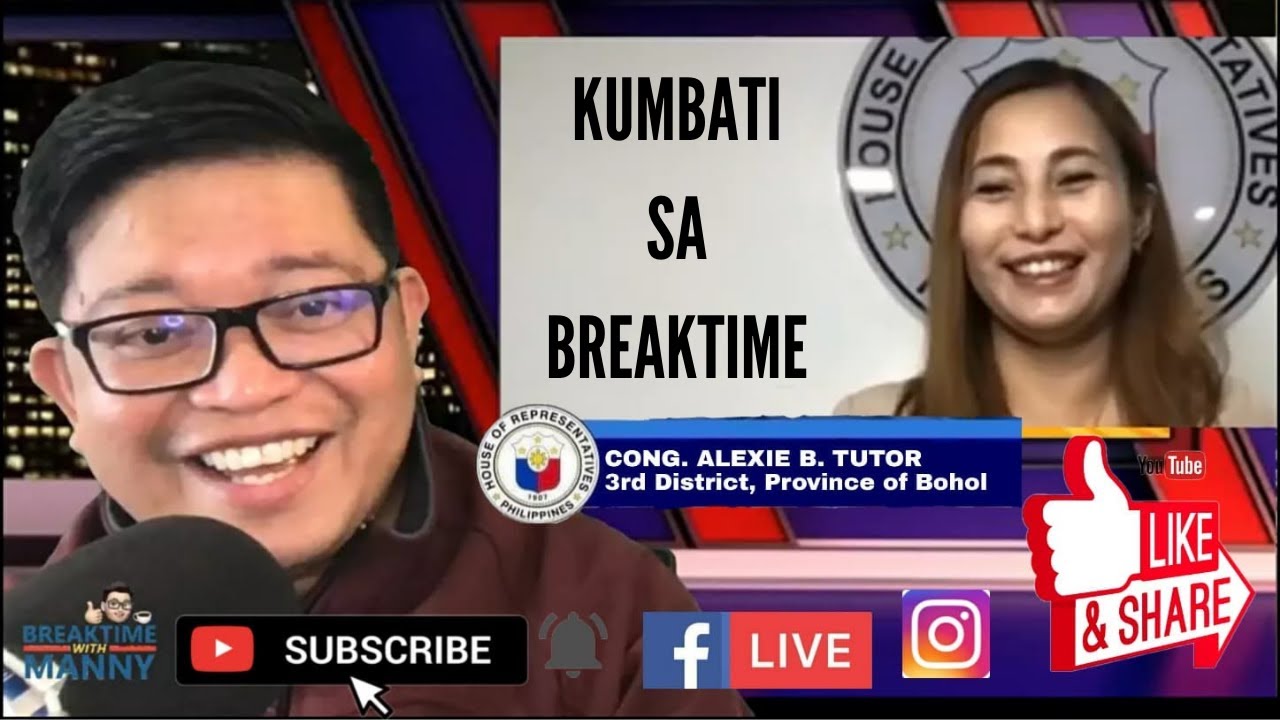 Kumbati sa Breaktime with Cong. Alexie Tutor - YouTube