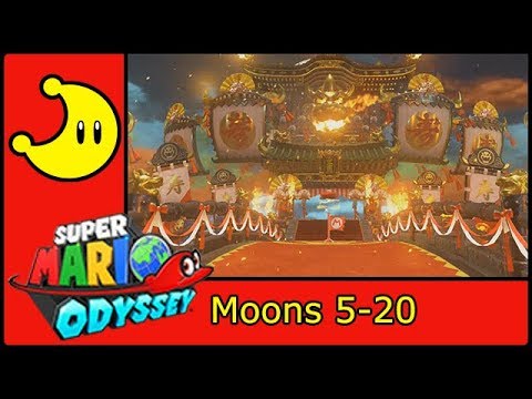 Super Mario Odyssey: Bowser's Kingdom (Power Moons 5-20) - YouTube