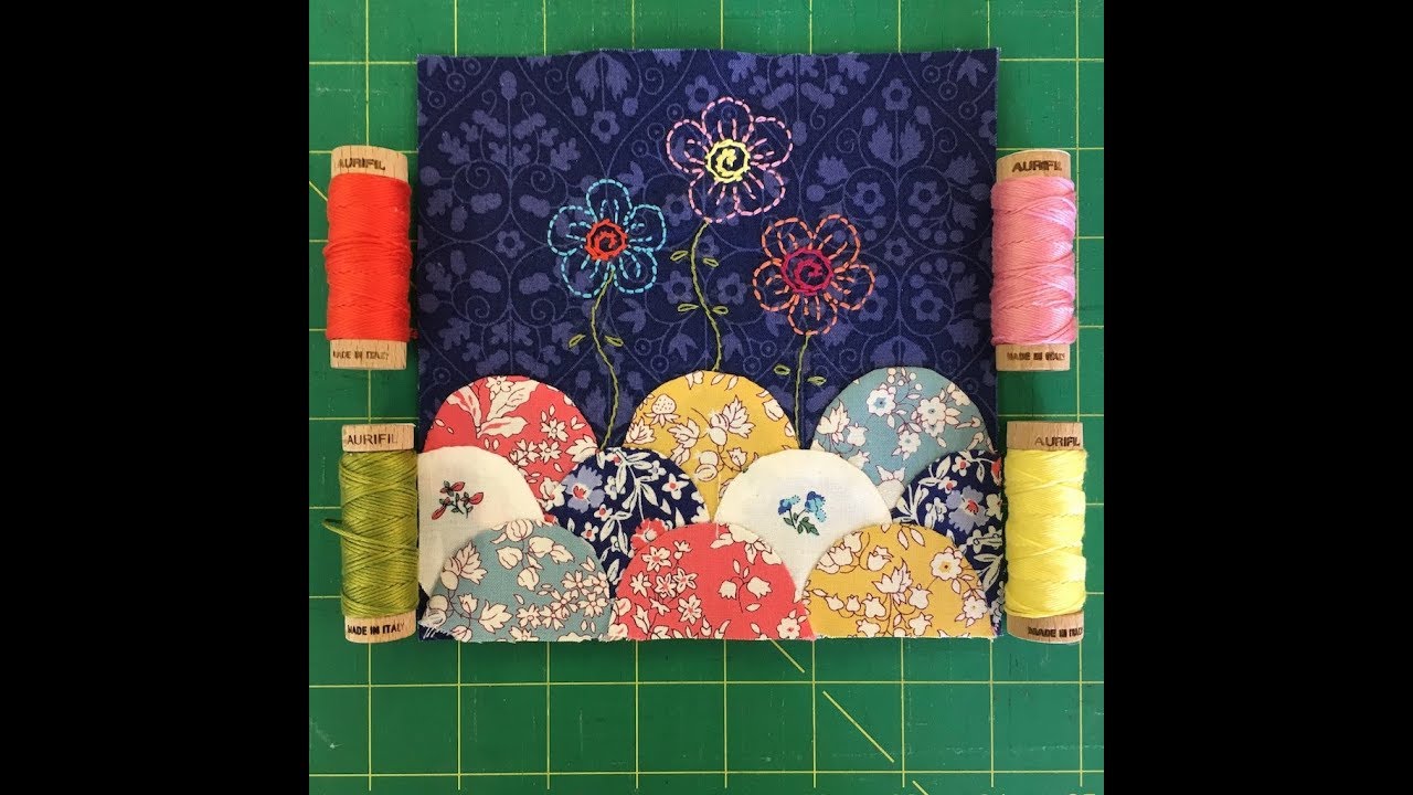 The Splendid Sampler 2 sew-along with Jenni Smith: Clamshells - YouTube