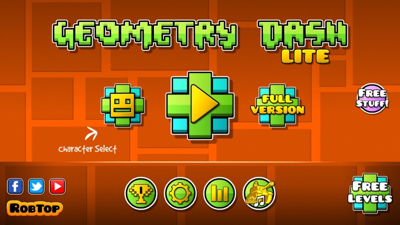 Beating every geometry dash level in the game (ep.1) - YouTube