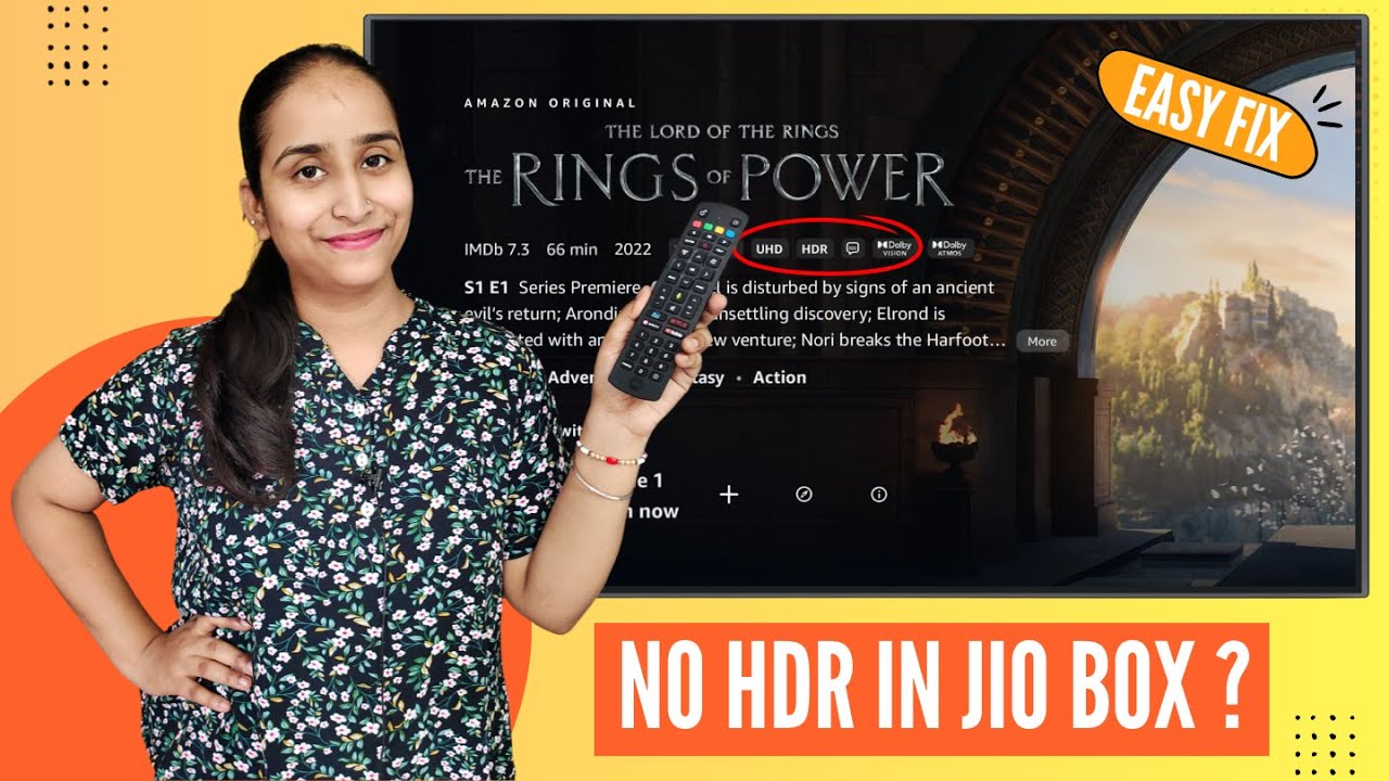 How to Fix No HDR in YouTube, Netflix & Prime Video | Jio Fiber 4K Set ...