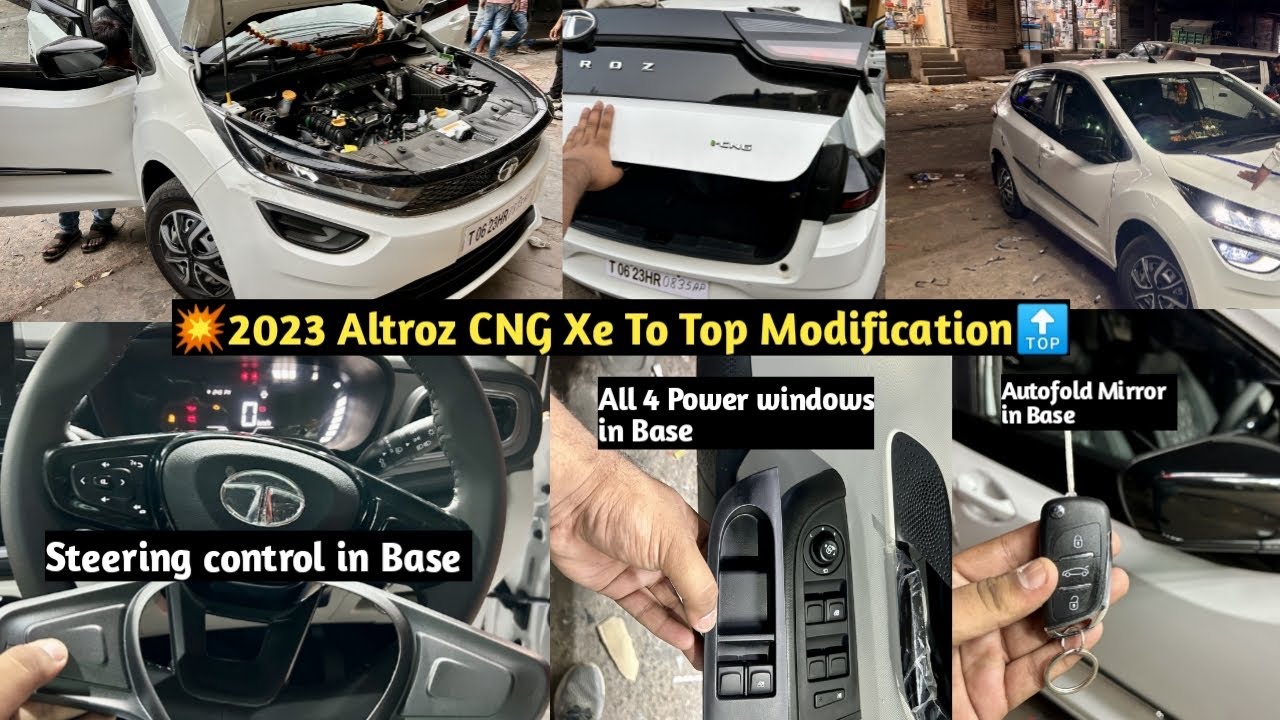 💥 2023 Altroz Cng Xe to Xz Modification🔥 Altroz Cng Modified🔥 Altroz ...