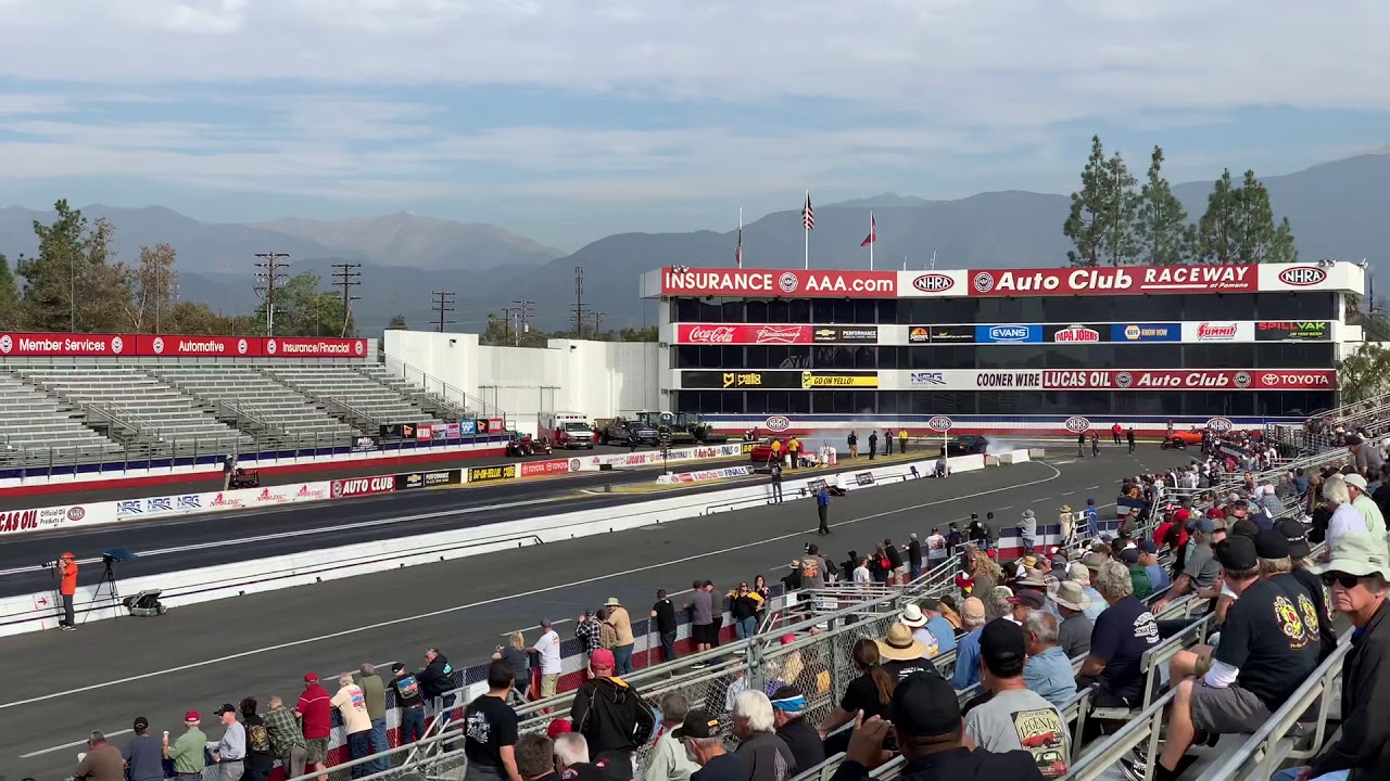 Demon vs Demon Challenger at Pomona Auto Club Raceway - YouTube