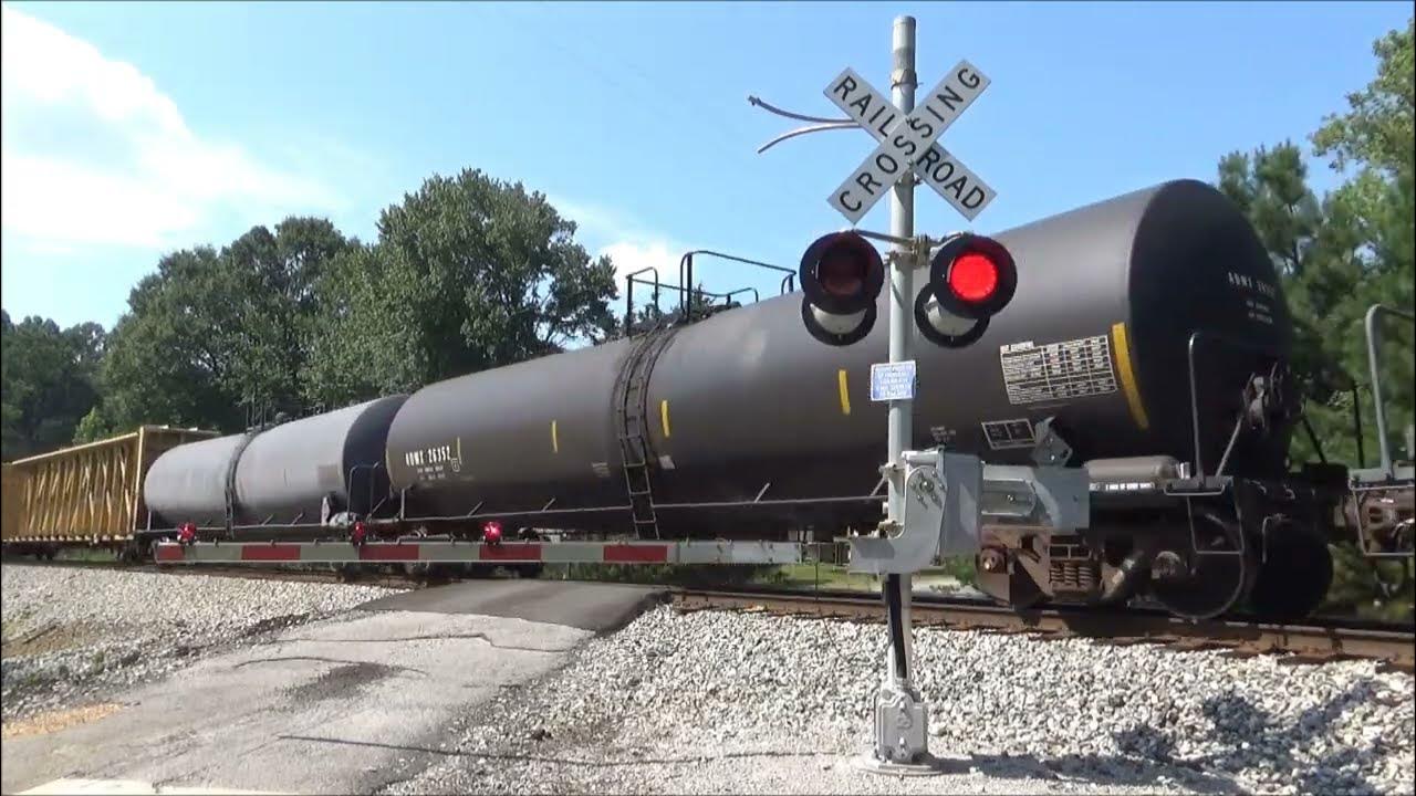 CR 3621 Railroad Crossing, Ashbank, AL - YouTube
