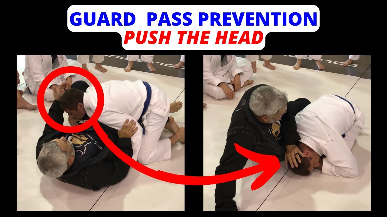 90. Guard Pass Prevention | Push the Head - YouTube