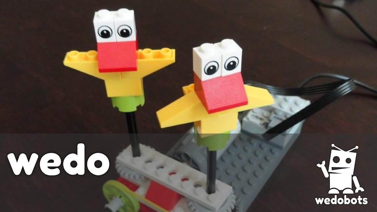 wedobots: Dancing Birds 1 with LEGO® WeDo™ bricks - YouTube