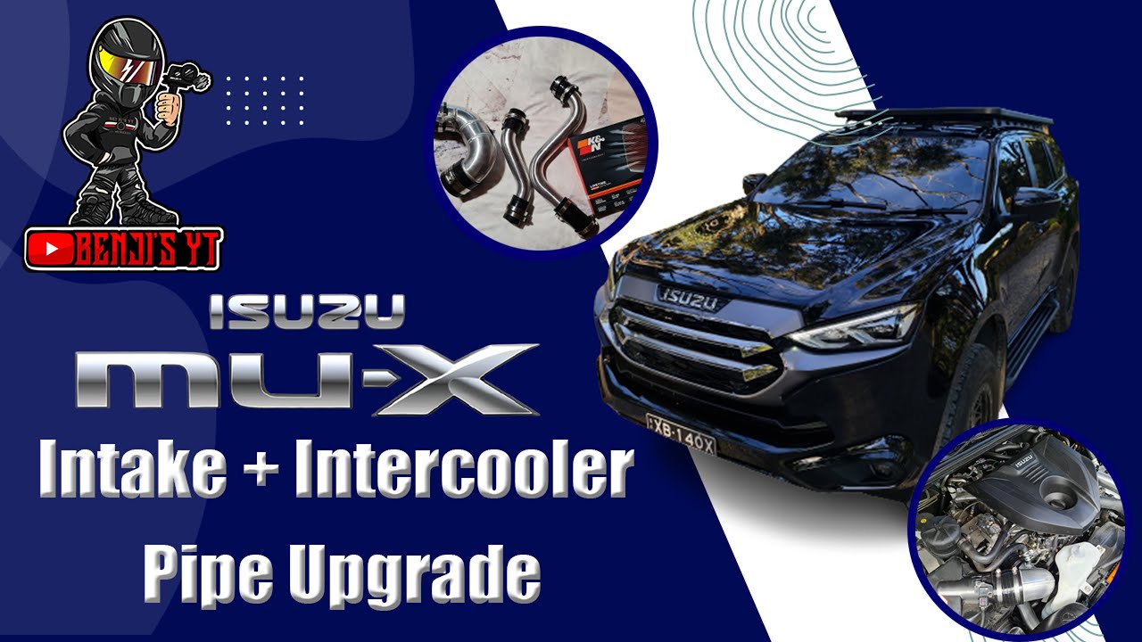 2021 ISUZU MUX LST | Intake Pipe + Intercooler Pipes Upgrade Install ...