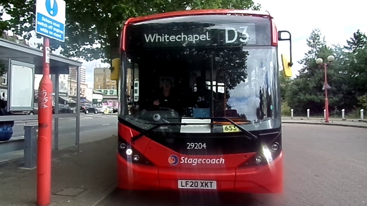 NEW E200 MMC BYD EV Stagecoach London 29204 LF20XKT - Route 323 with ...