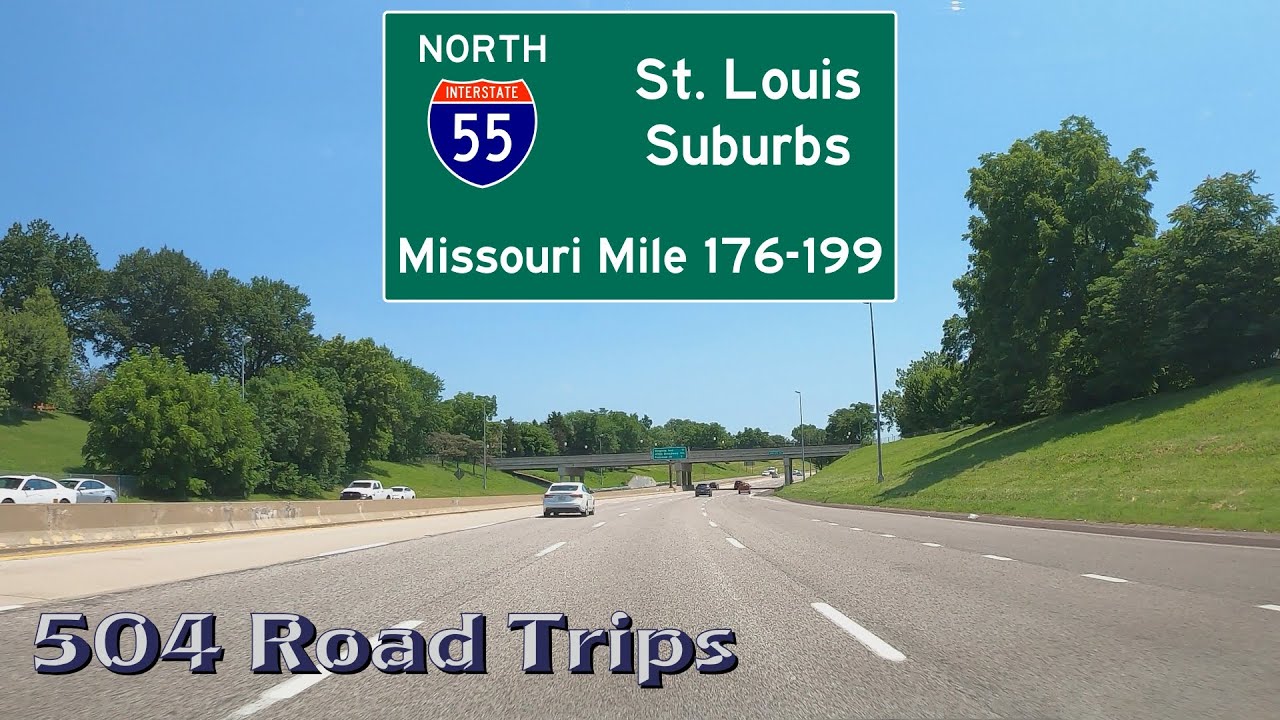 Road Trip #693 - I-55 North - Missouri Mile 176-199 - St. Louis Suburbs ...