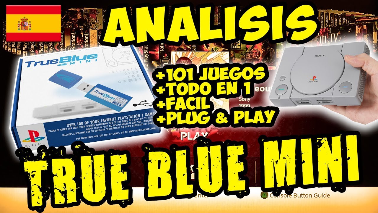 TRUE BLUE MINI Review en ESPAÑOL PS CLASSIC - YouTube