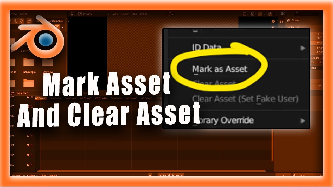 Blender Tutorial: How To Mark Asset And Clear Asset In Blender - YouTube