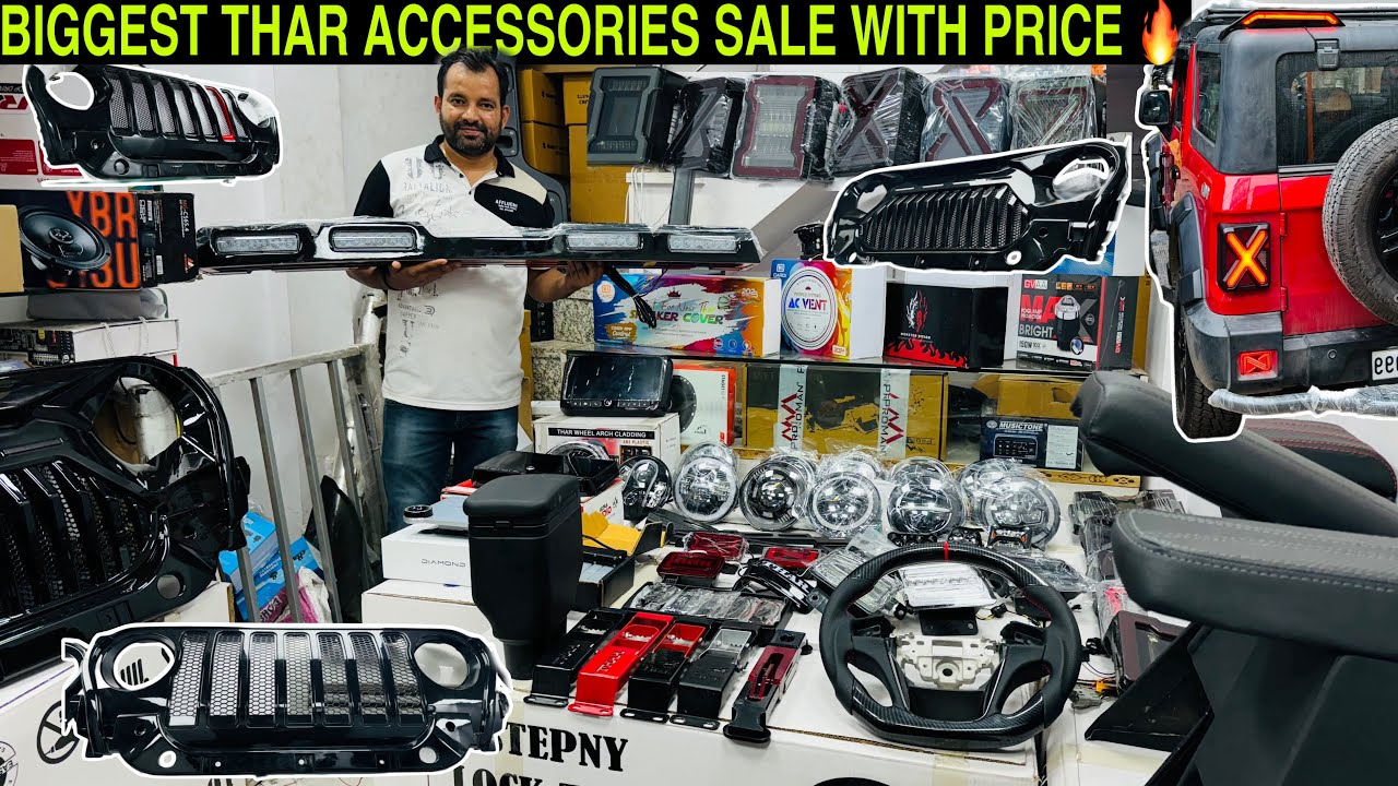 Highly Modified Thar Accessories 2024 | Thar 2024 modification 🤩 Thar ...