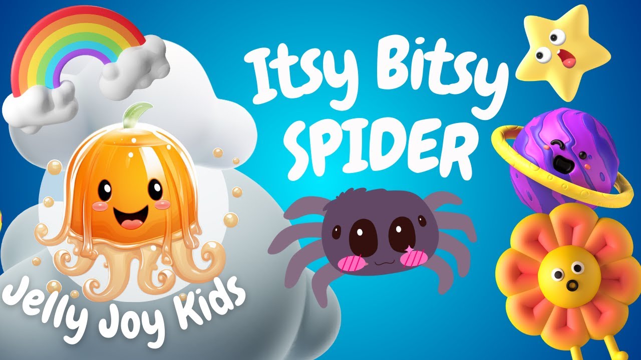 Itsy Bitsy Spider | Nursery Rhymes & Kids Songs | Jelly Joy Kids # ...