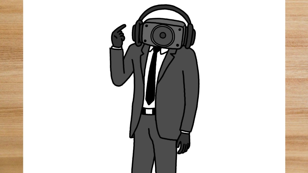 Cara menggambar Radioman - Skibidi Toilet - YouTube