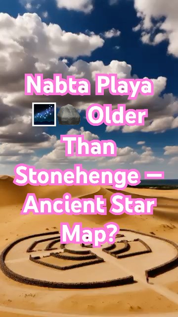 Nabta Playa 🌌🪨 Older Than Stonehenge — Ancient Star Map? - YouTube
