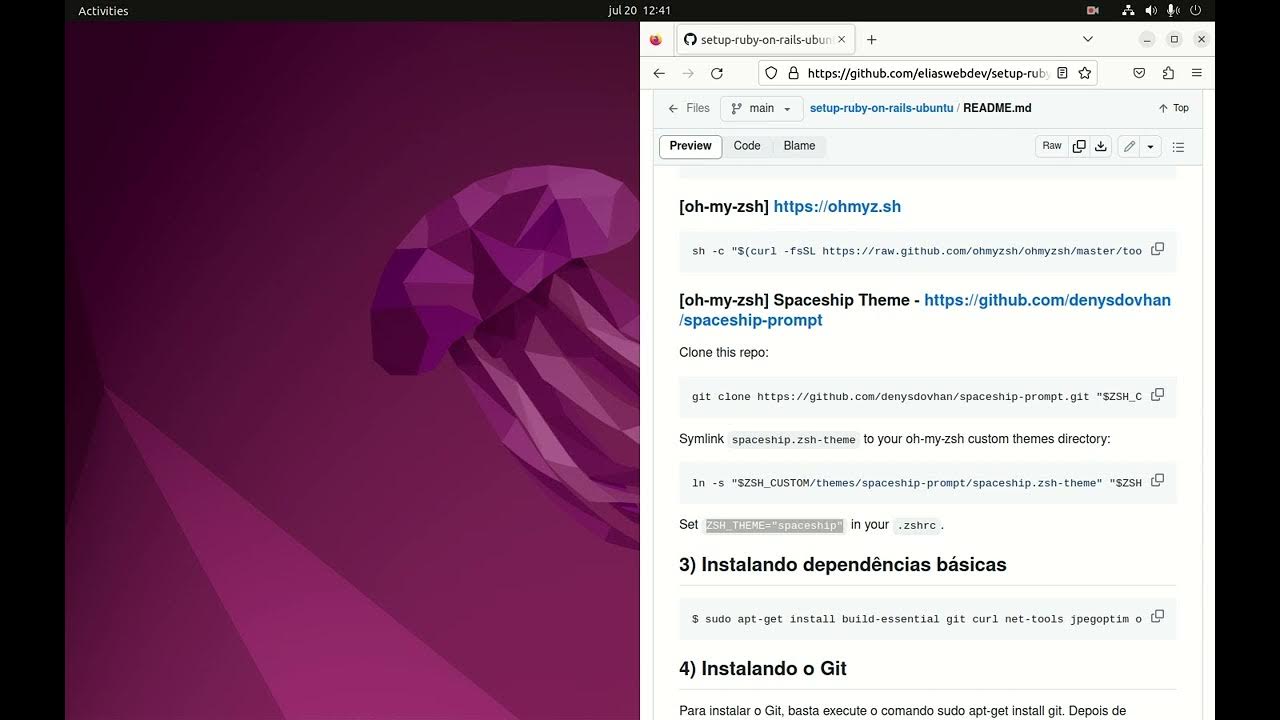 Ruby on Rails: configurando o ambiente de desenvolvimento no Ubuntu - parte 1 - YouTube