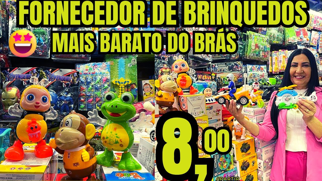 🤩ONDE COMPRAR BRINQUEDOS BARATOS NO BRÁS-SP🤩🤩 - YouTube
