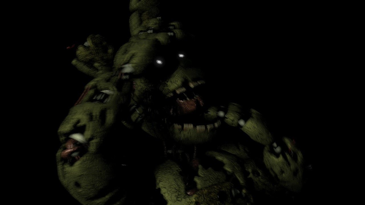 Springtrap Animated Rare Death Screen [REMAKE] #shorts - YouTube