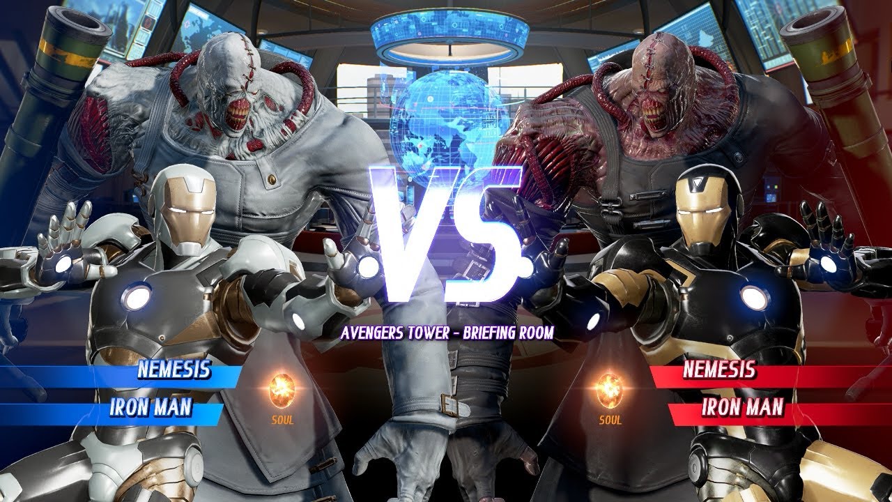 White Nemesis & White Iron Man VS Black Nemesis & Black Iron Man ...