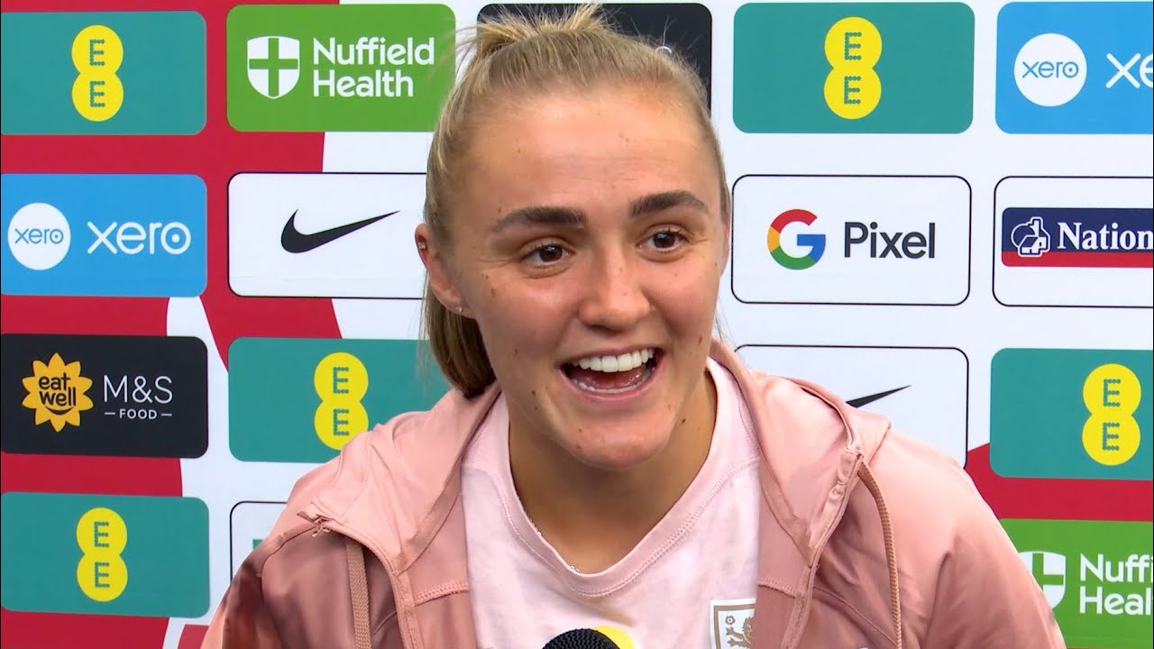 Georgia Stanway speaks ahead of Women's World Cup | England - YouTube