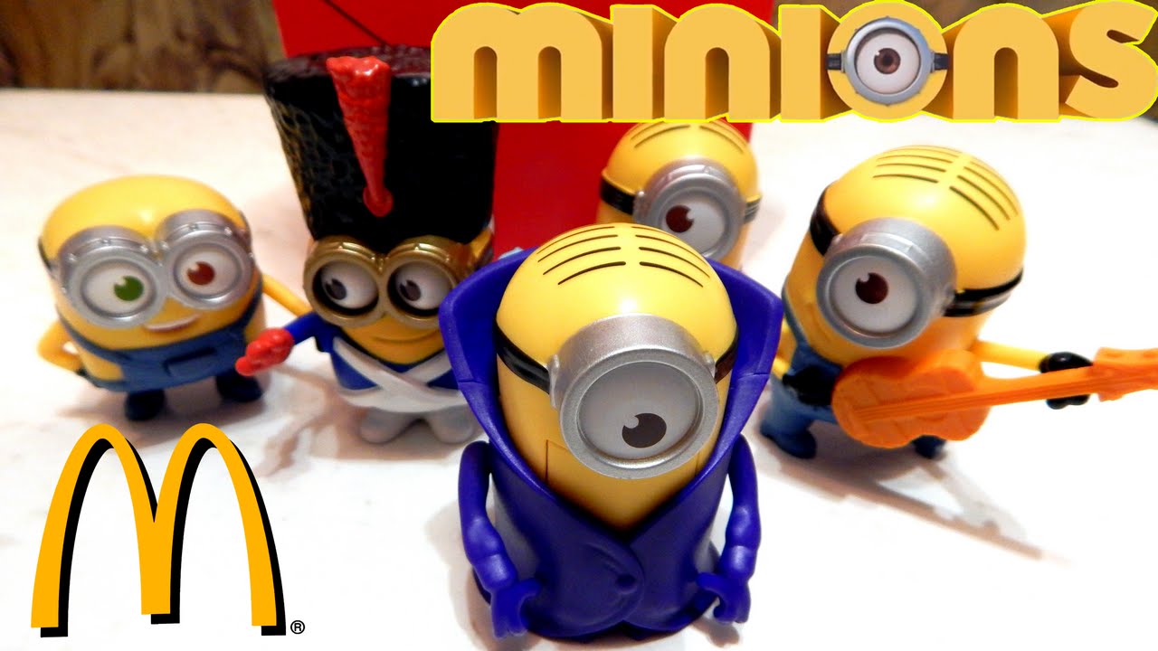 Minions McDonalds Happy Meal unboxing, Despicable Me Minions | Toys TV ...