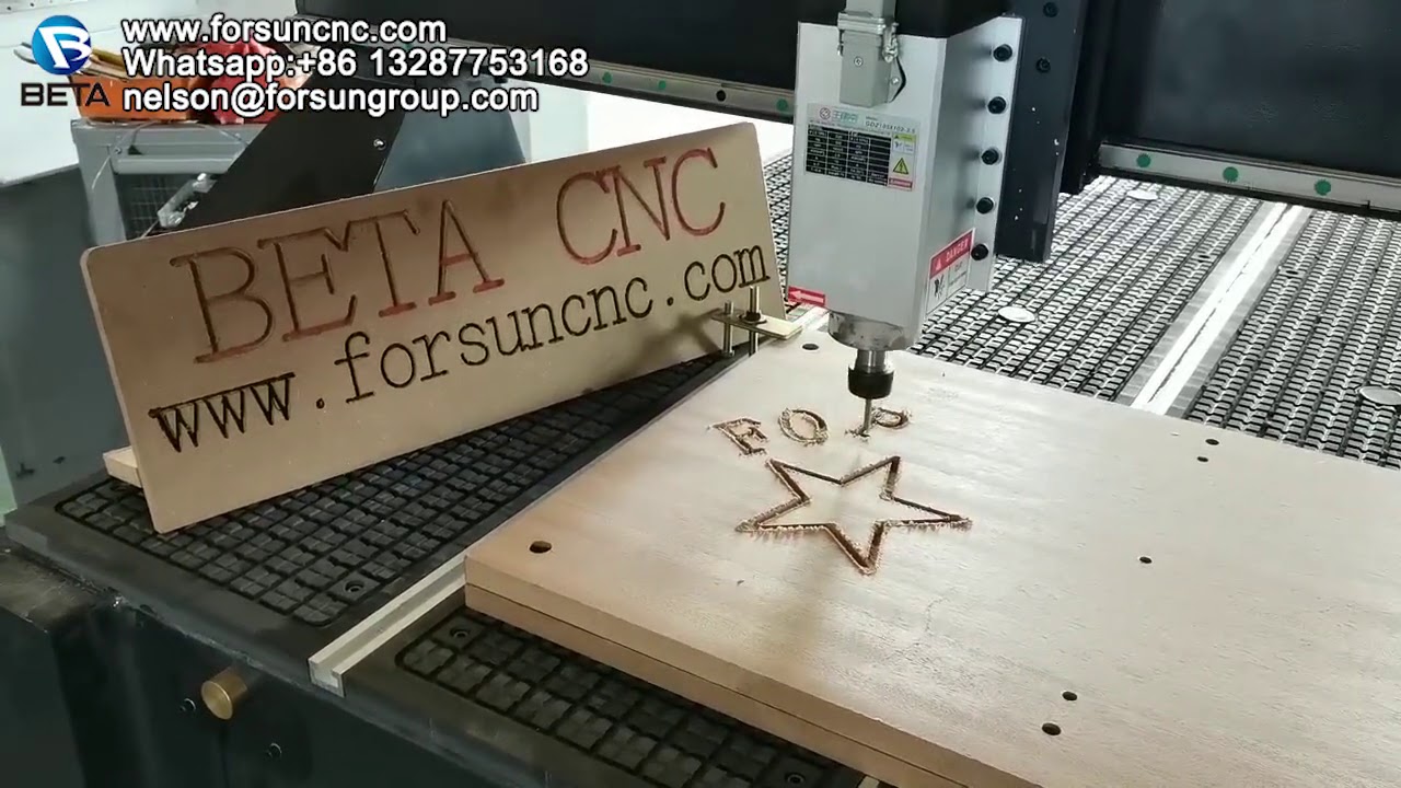 FORSUN economical CNC Router machine with rotary axis working for wood ...