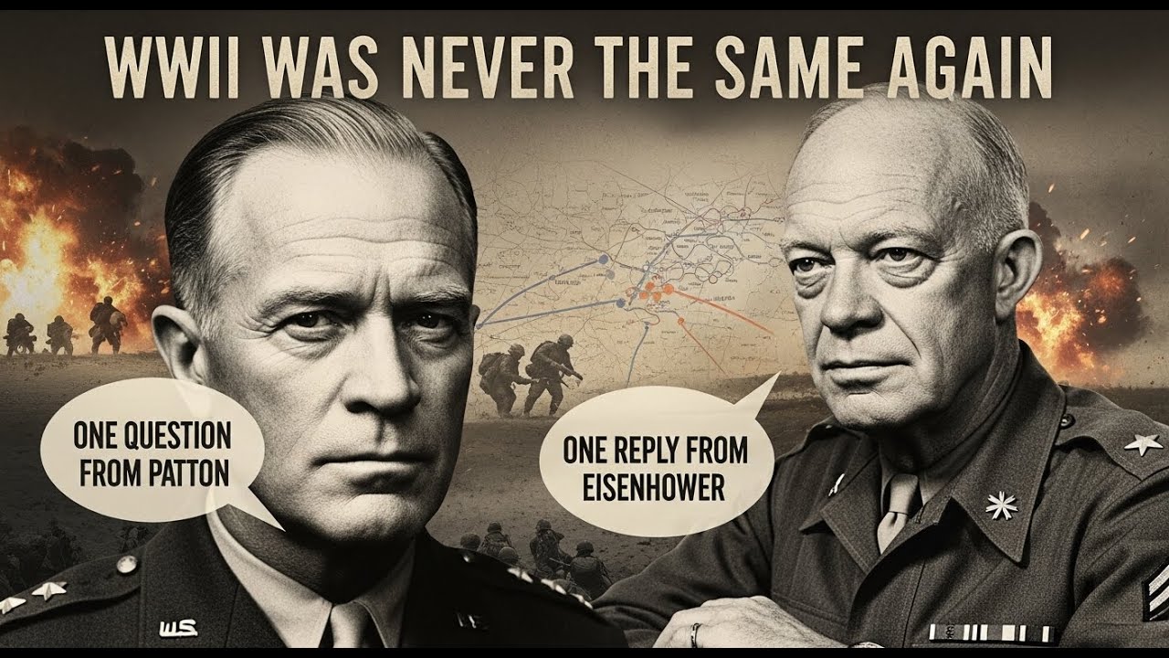 “One Question From Patton. One Reply From Eisenhower. WWII Was Never ...
