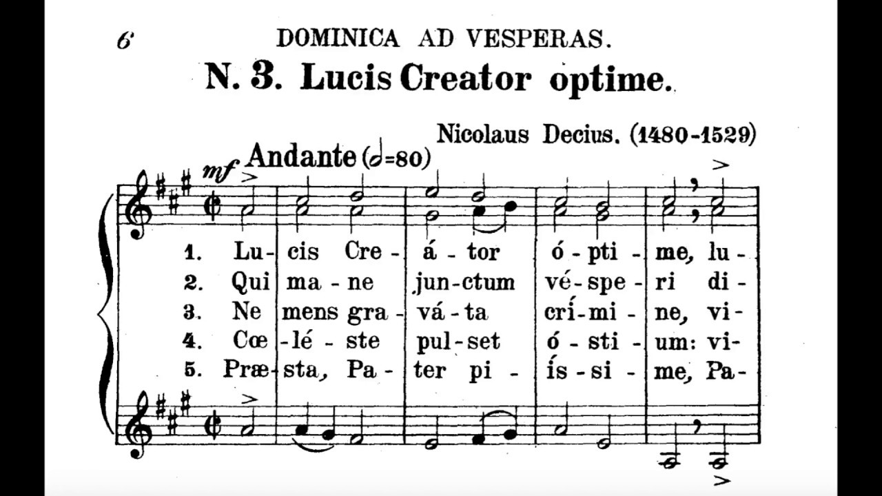 Lucis Creator Optime (Equal Voices) - YouTube