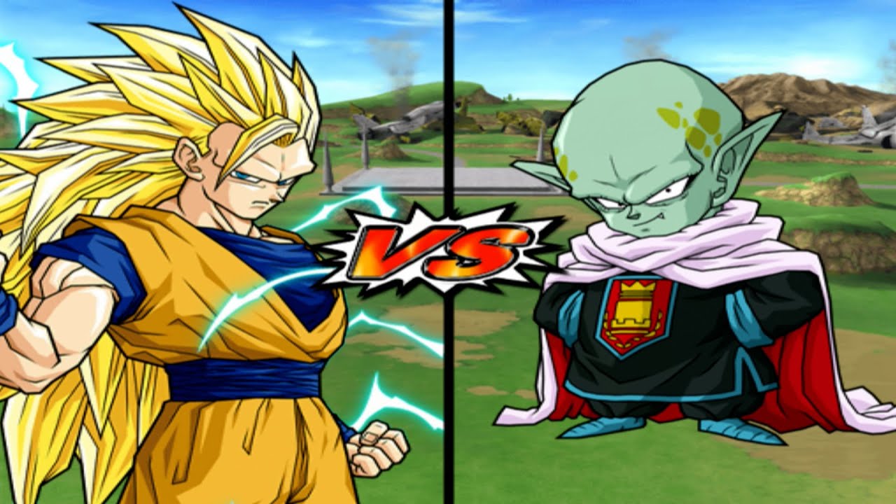 GOKU (SUPER SAIYAN 3) VS GARLIC JR. (Pilaf's Look) Dragon Ball Z ...