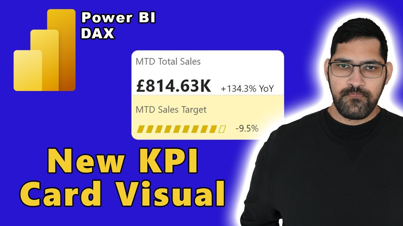 Going All Out with the NEW KPI Card Visual in Power BI - YouTube