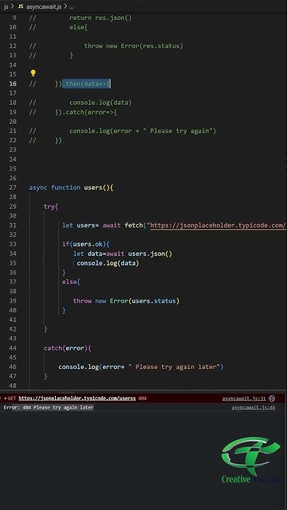 async await in javascript shorts - YouTube
