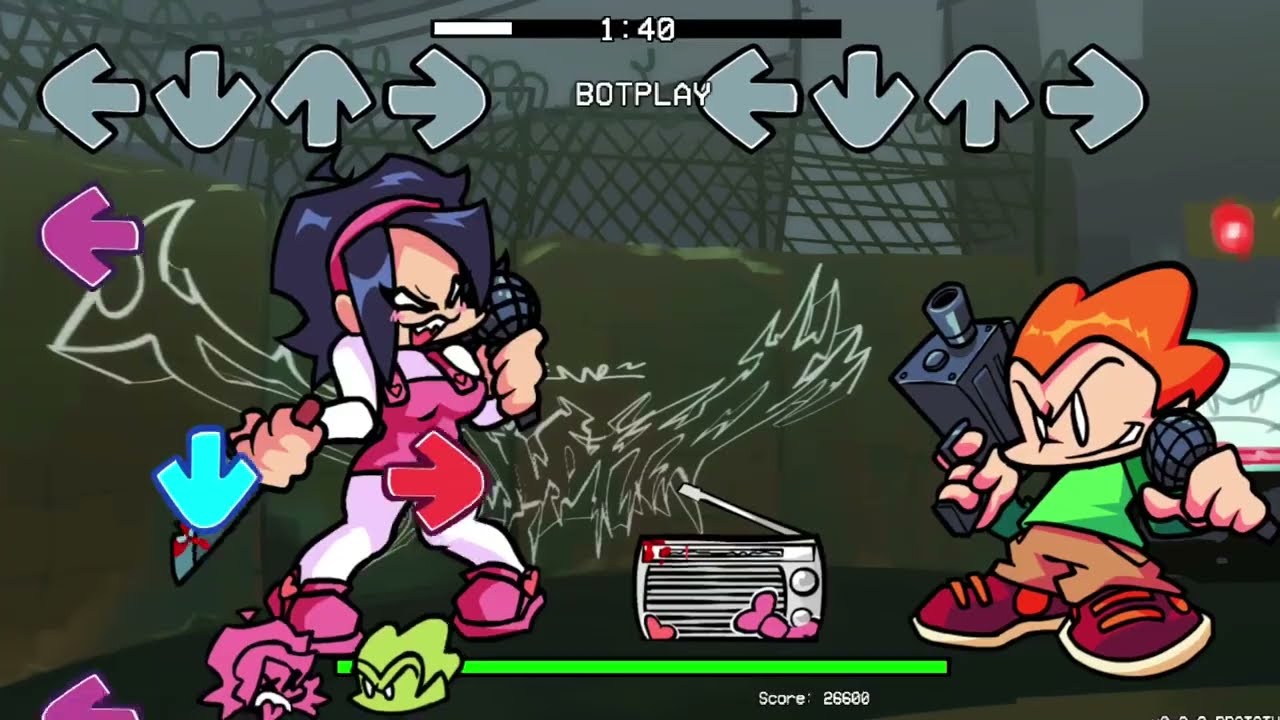 Friday Night Funkin' - 2hot sung by Nene - YouTube