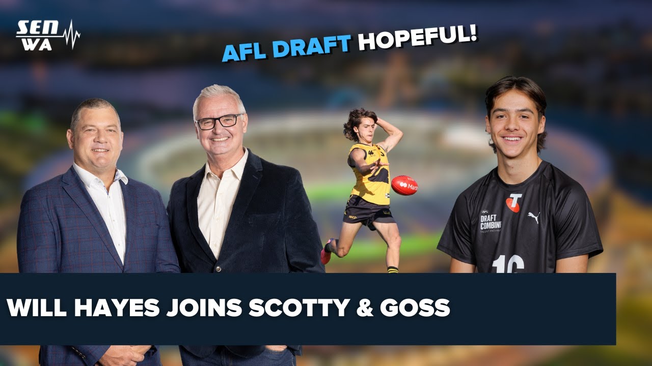 AFL Draft Prospect Will Hayes On SEN WA Breakfast - YouTube