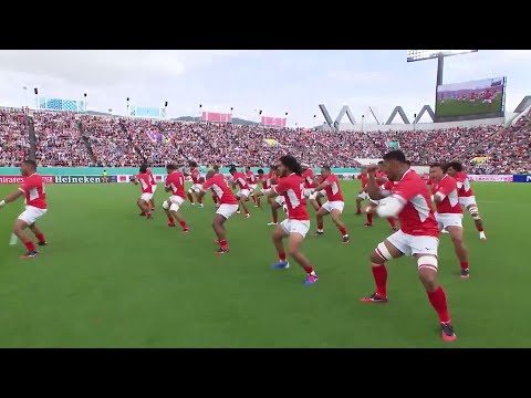 Tonga's powerful Sipi Tau v USA