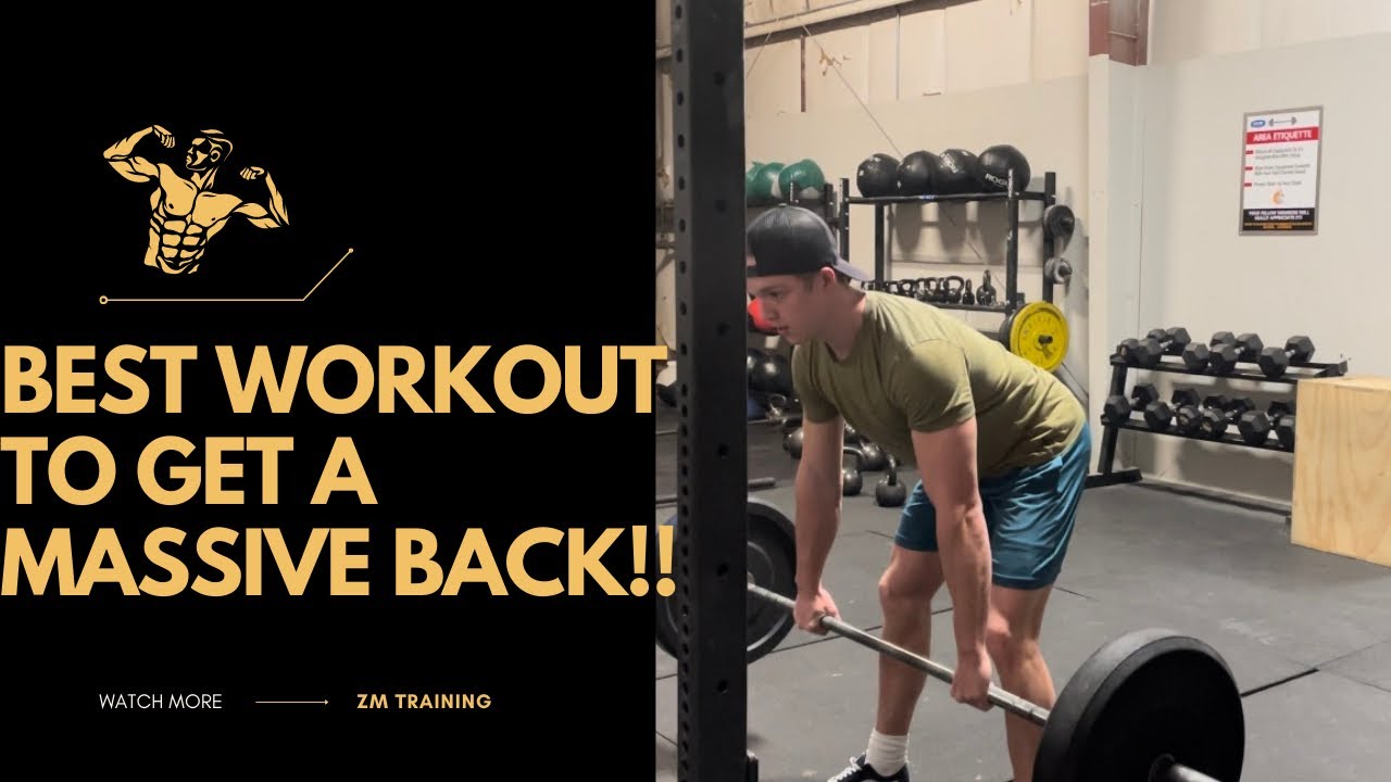 Best back workout to grow your back - YouTube