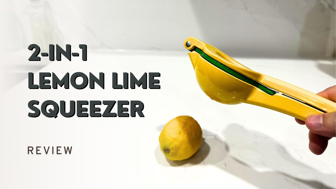 2-in-1 Lemon Squeezer - Hand Juicer Extraction REVIEW - YouTube