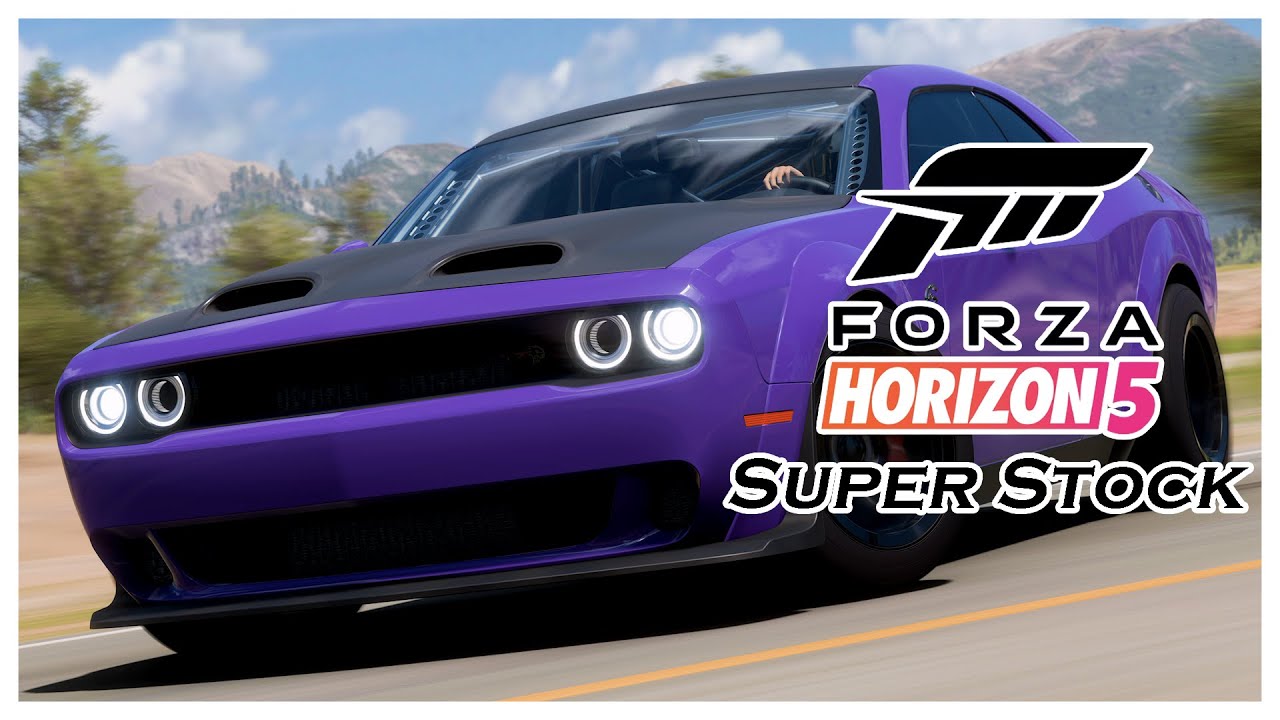 Forza Horizon 5 - Dodge Challenger Super Stock "Demon lite" - YouTube