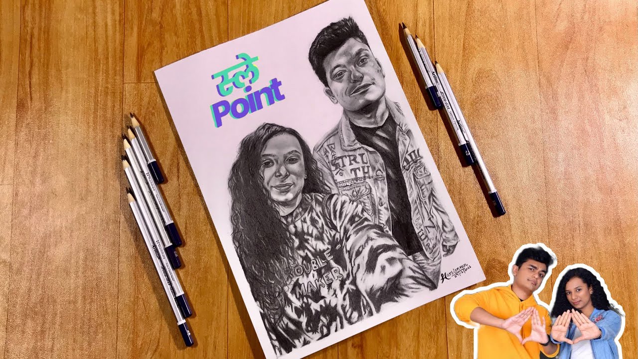 Drawing Sketch of @SlayyPointOfficial || On Subscriber demand 🔥🔥 - YouTube