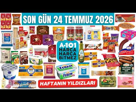 A101 HAFTANIN YILDIZLARI 24 TEMMUZ'A KADAR GIDA TEMİZLİK