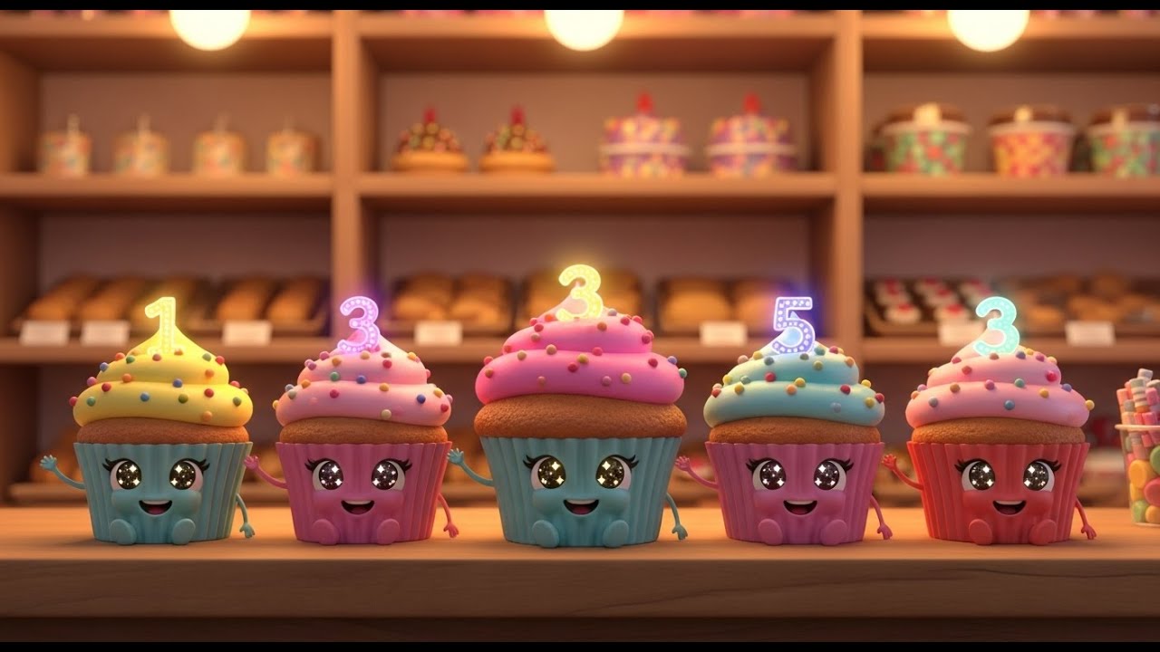 Counting Cupcakes in the Bakery | Nursery Rhyme Song for Kids - YouTube