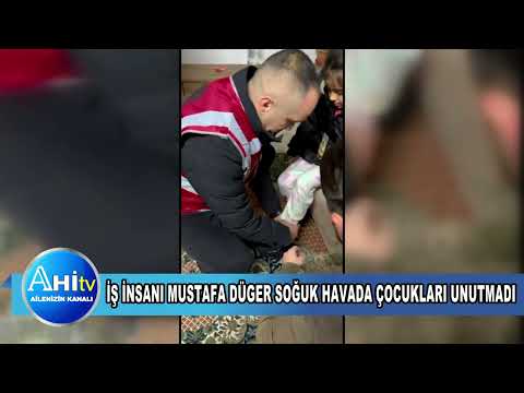 İş İnsanı Mustafa Düger Soğuk Havada Çocukları Unutmadı