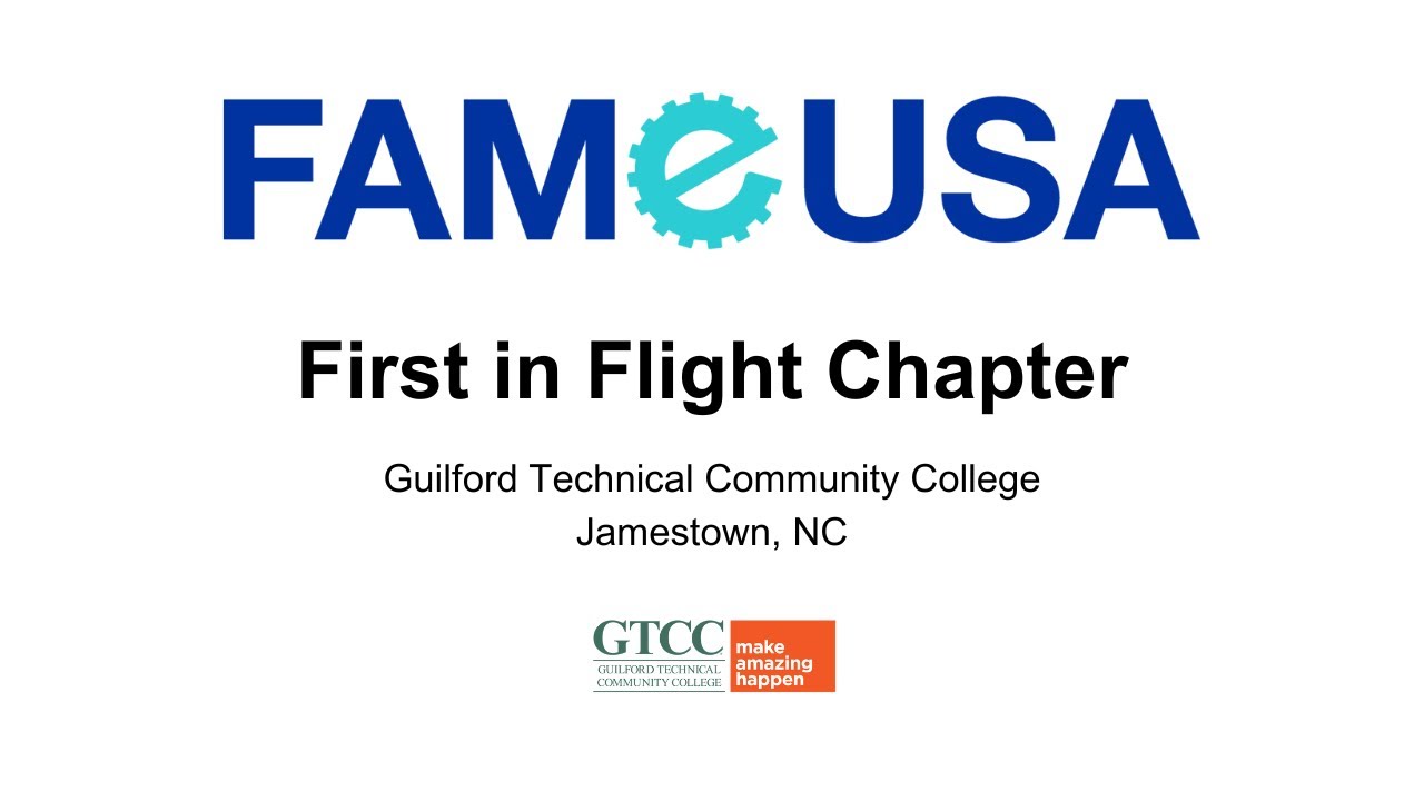 GTCC FAME First in Flight Chapter Signing Day Ceremony - YouTube