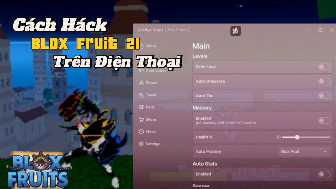 Hack Blox Fruit 21 | Mukuro Hub | Script Mới Ra, Fram Siêu Nhanh, Siêu ...
